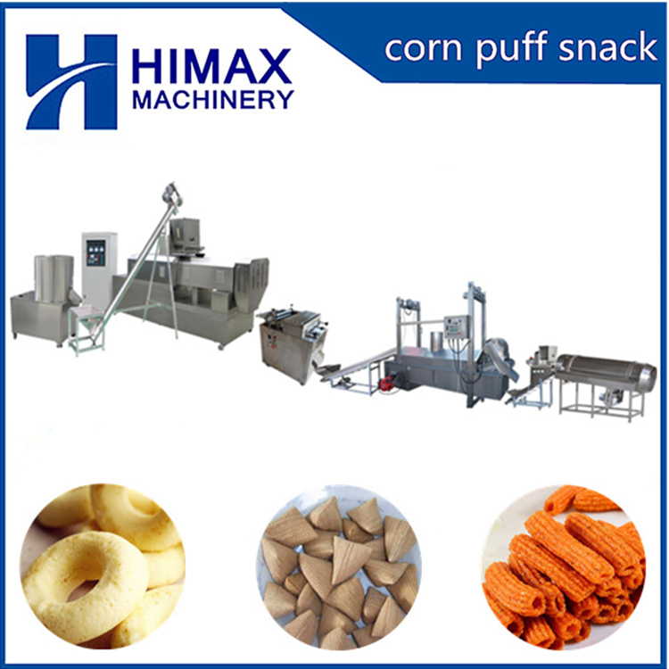 Automatic 3D Snack Food Processor Machinery Fried Pellet Screw Machine ...